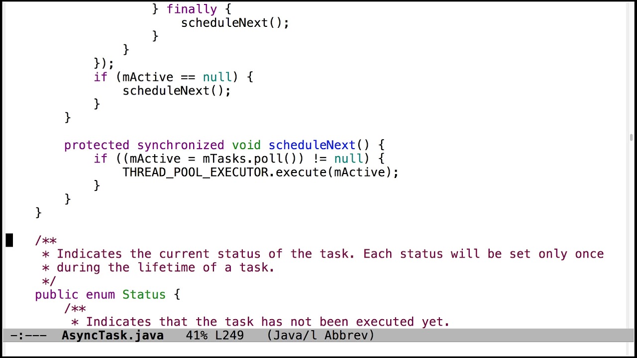 The Android AsyncTask Implementation