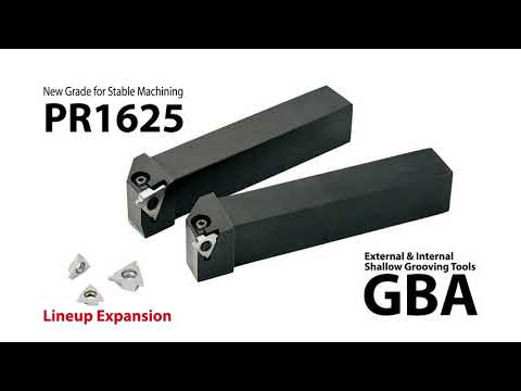 Kyocera GBA43L250125R PR1625 Grade PVD Carbide, Indexable Grooving Insert