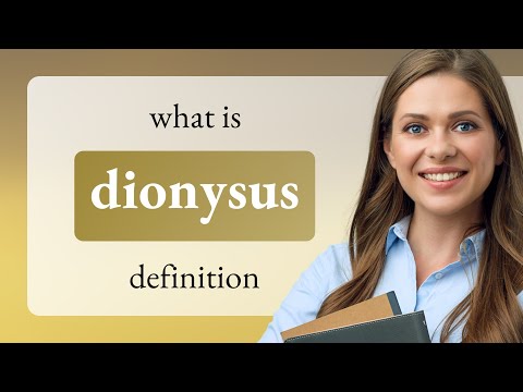 Dionysus — what is DIONYSUS definition