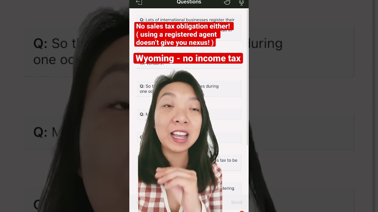 🤯🤯WATCH THIS if you register your business in WY!NO income tax and NO sales tax (likely)! 👌