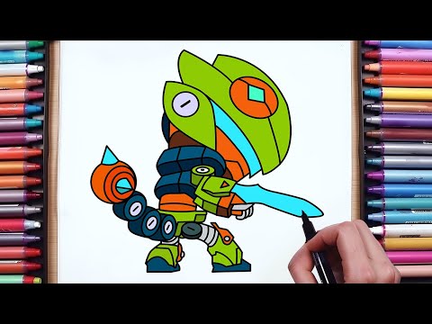 How to Draw Mecha Leon From Brawl Stars | New Leon Skin | Mecha Leon | Step By Step Easy Drawing