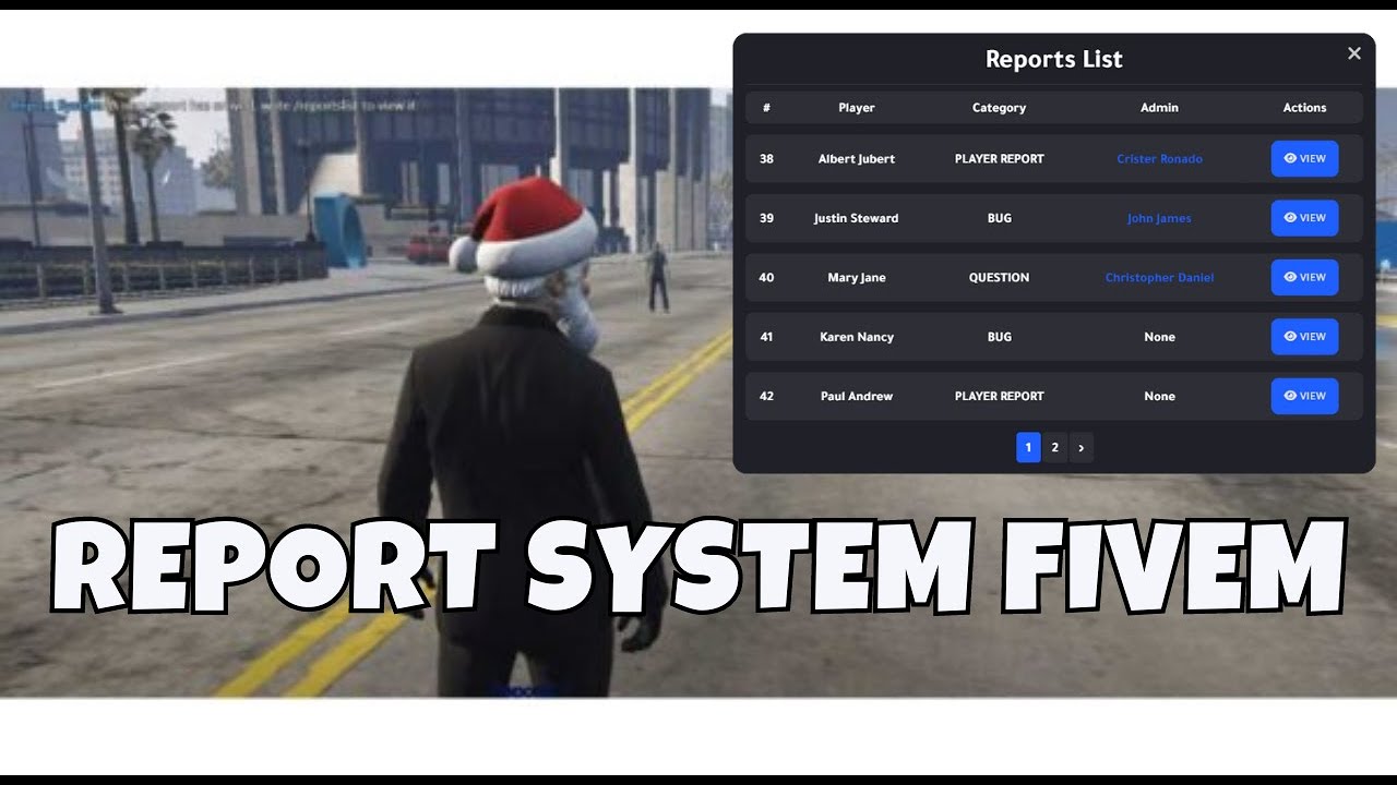 report system fivem | FiveM Scripting | FiveM Store | GTA V