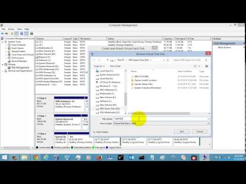 How to create VHD or VHDX Virtual DIsks in Windows 8 or 8.1