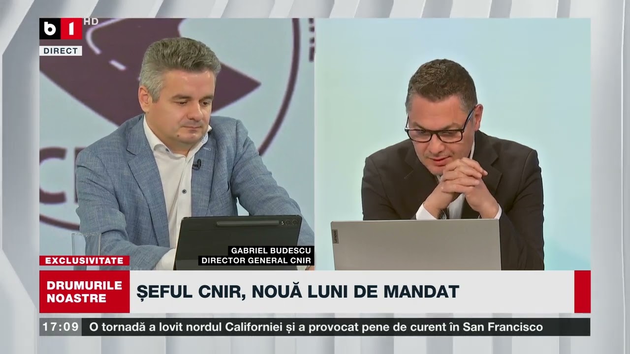 Video! Emisiunea Drumurile Noastre B1 TV-Radiografia CNIR după nouă ...