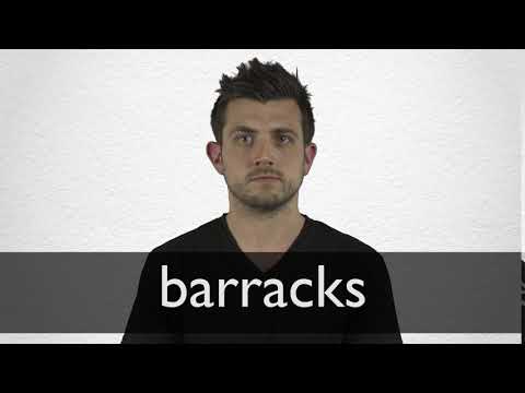 BARRACKS 释义 | 柯林斯英语词典