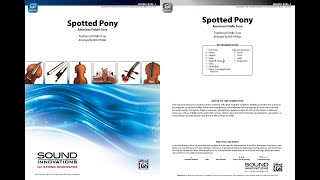 Spotted Pony: String Orchestra Conductor Score | Sheet Music