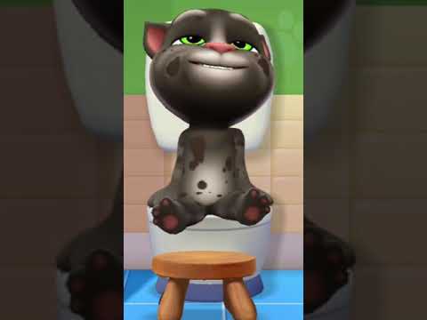 My Talking Tom Singing SONG in bathroom #shorts #talkingtom