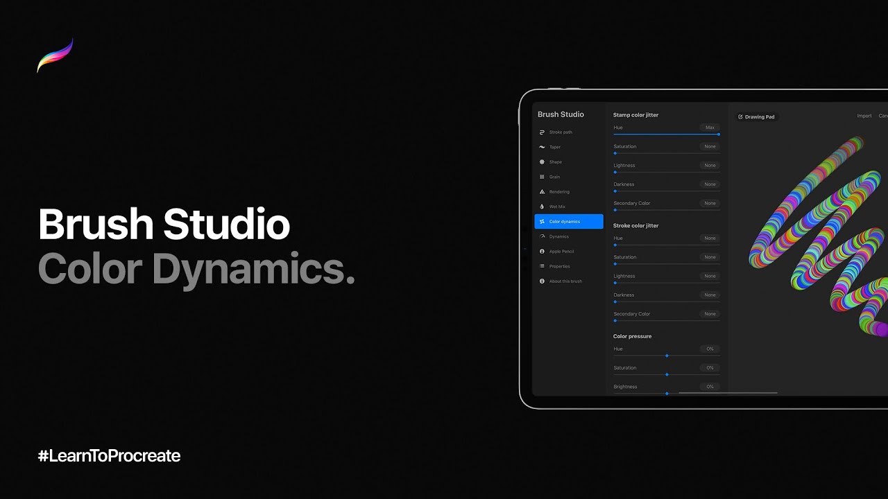 Procreate Brush Studio: Color Dynamics