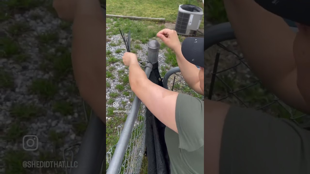 Privacy fence for only $50, link in description #homeowners #renterfriendly #fence #amazonfinds