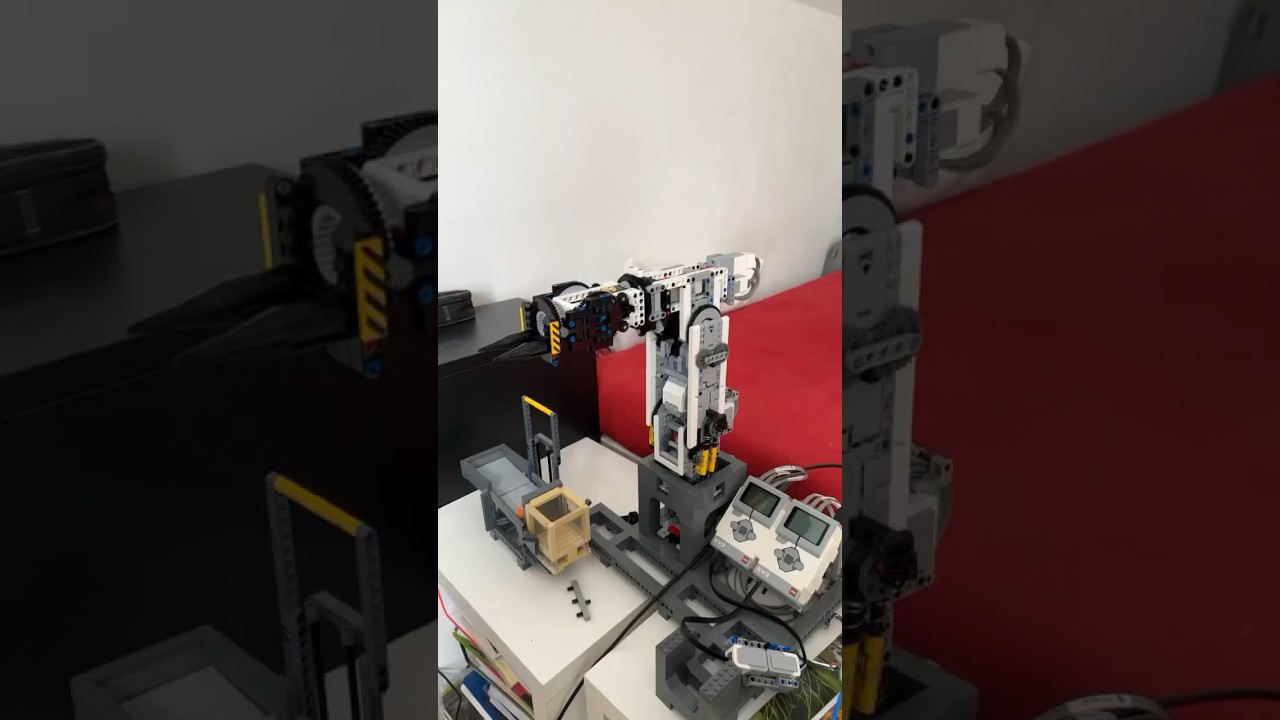 Lego 6-Axis-Robot  #shorts #lego #ev3 #explore #explorepage #robotarm #robot #mindstorms #technology
