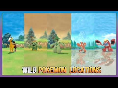 Pokémon BDSP - Girafarig,Cacnea,Cacturne,Corphish & Crawdaunt Locations