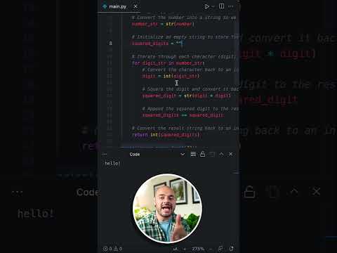 Python Programming Interview Question - Square Every Digit