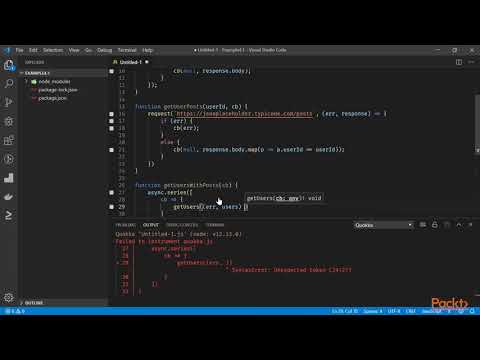 Learn JavaScript Essentials for Modern Web Development Simplify the Callback Hell | packtpub com ...