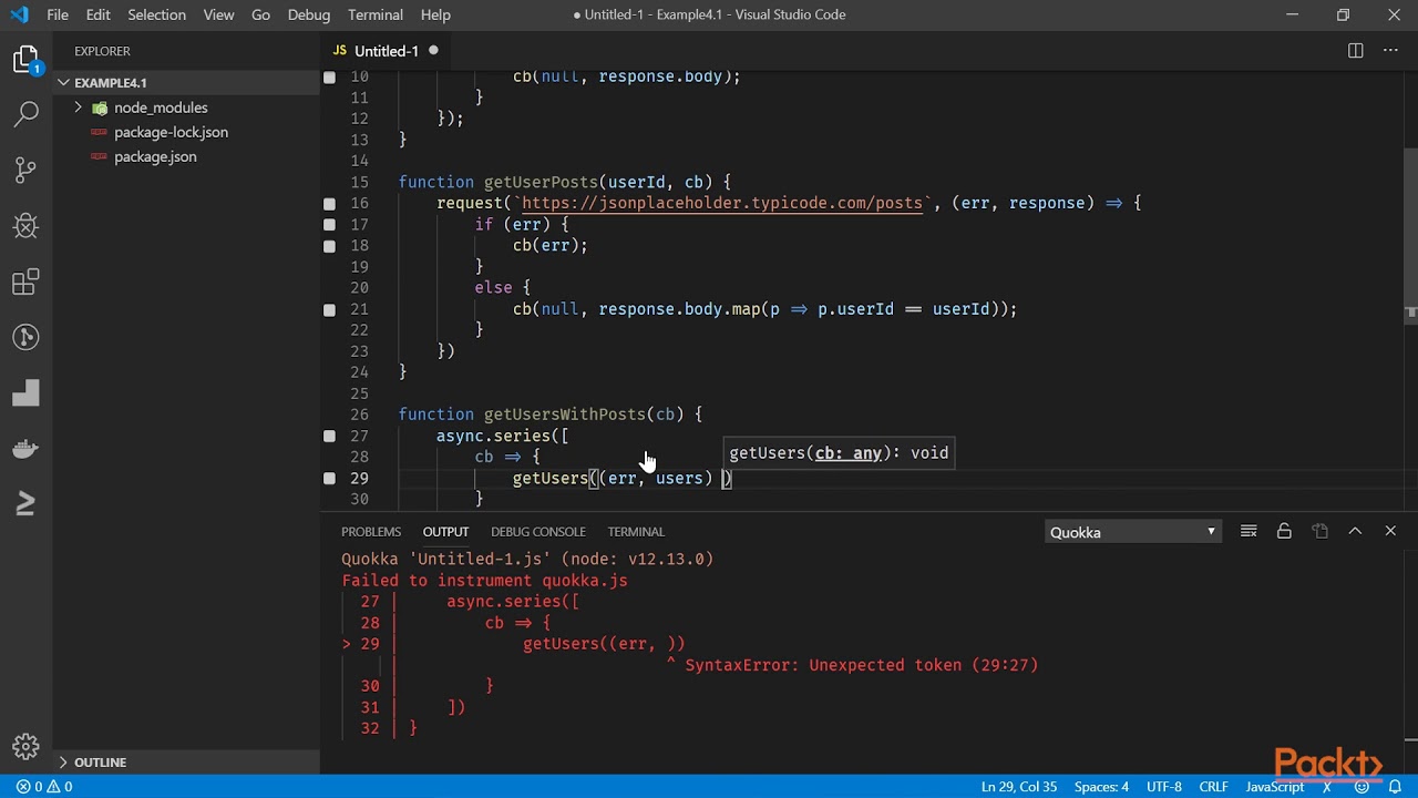 JavaScript Essentials for Modern Web Development : Simplify the Callback Hell | packtpub.com