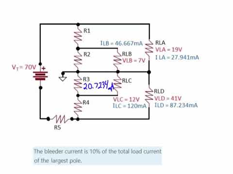 Loaded voltage divider circuits