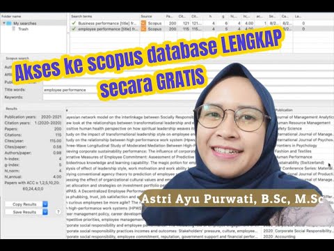 Akses dan Download Artikel terindeks Scopus sebagai referensi LENGKAP & MUDAH