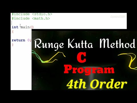 Runge kutta method C programming