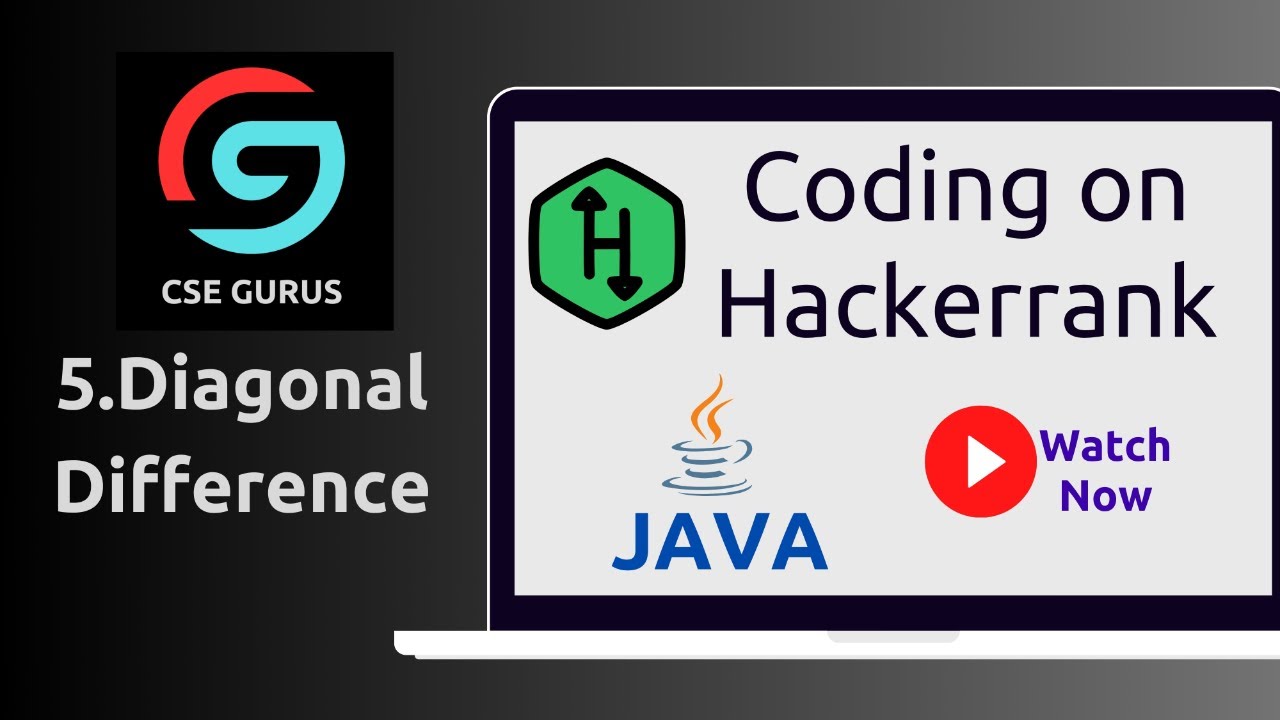 5. Diagonal Difference || Hackerrabk || JAVA