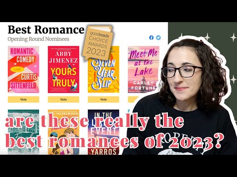 Reacting to the Goodreads Choice Awards 2023 | Romance and Romantasy Categories