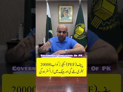 PEF Teachers Salary #ranasikandarhayat #pef