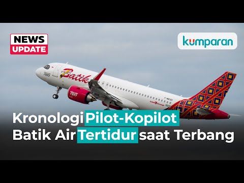 Pilot-Kopilot Batik Air Tertidur 28 Menit saat Terbang, Kemenhub Beri Teguran | kumparan.com