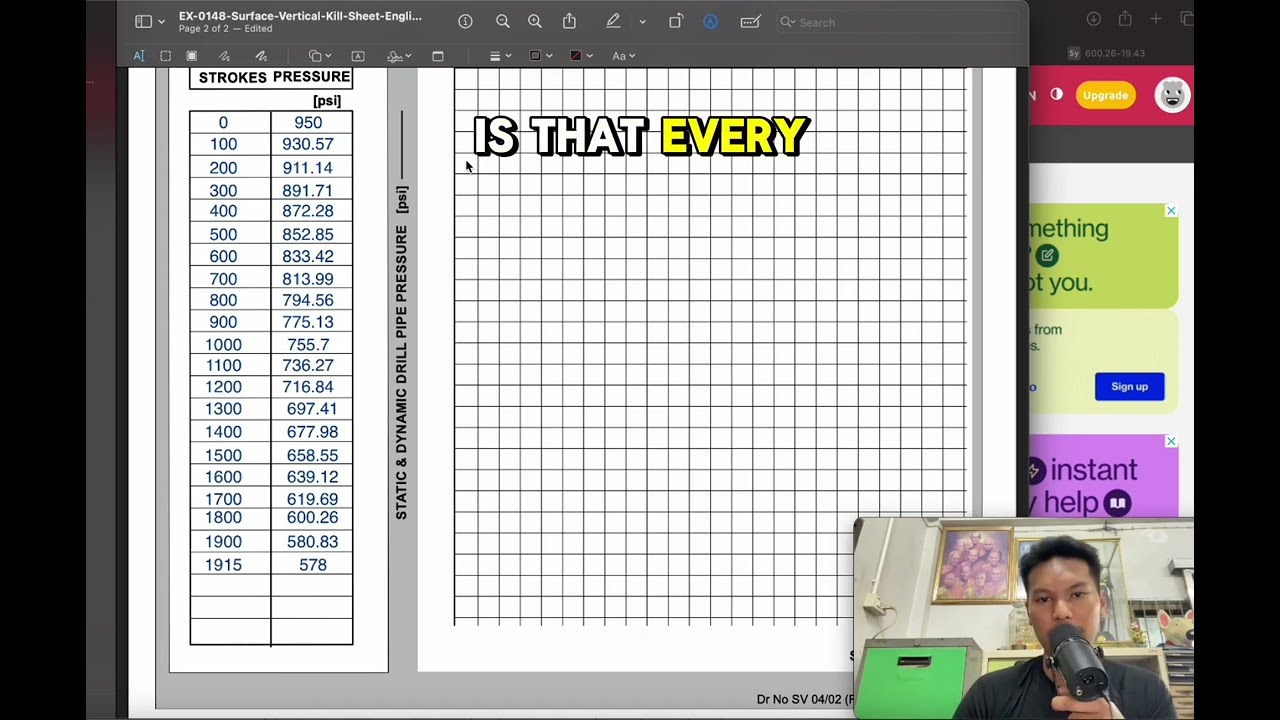 IWCF Drilling Well Control: How to Fill a Kill Sheet