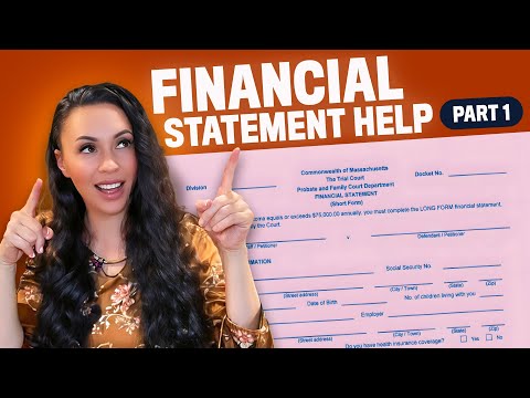 How to Complete a Short Form Financial Statement in Massachusetts