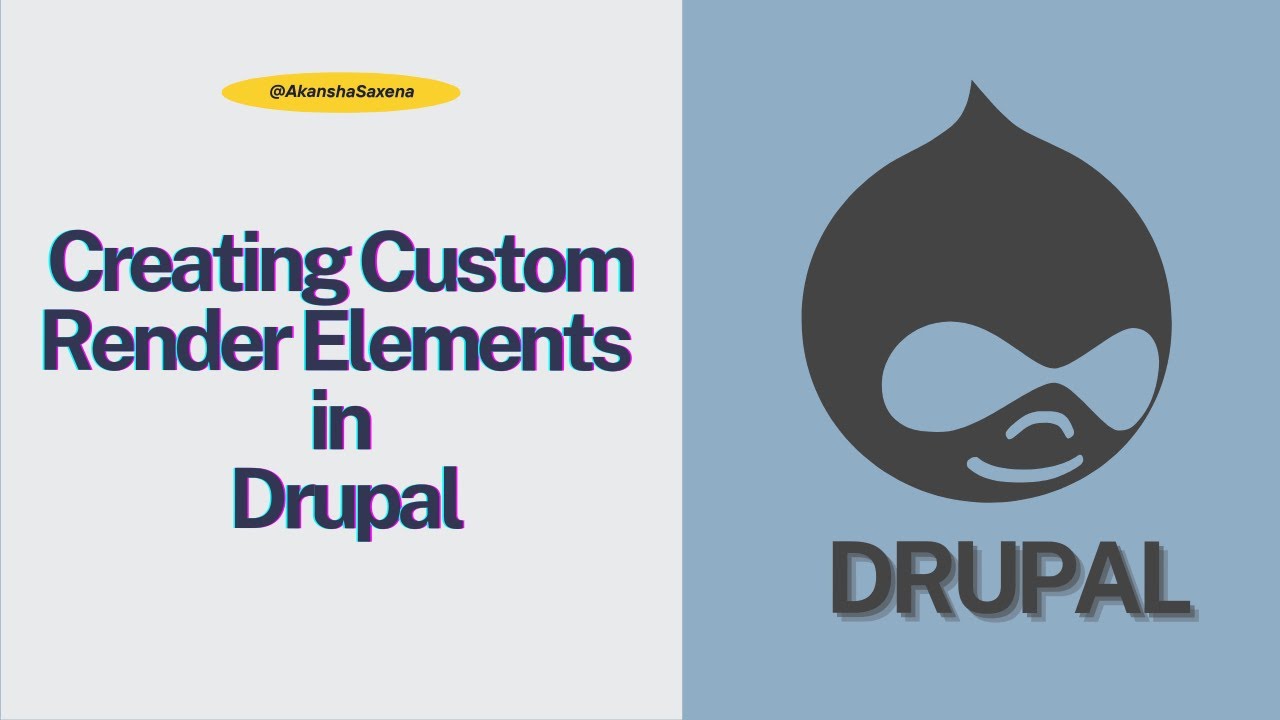 Creating Custom Render Elements in Drupal: Expand Your Theming Options | Drupal 8 & 9 Tutorial