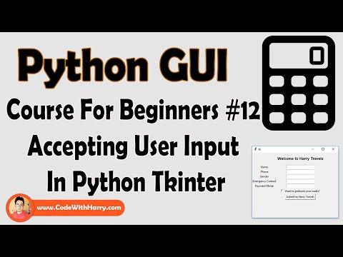 Learn Accepting User Input In Tkinter Form | Python Tkinter GUI Tutorial In Hindi 12 - Mind Luster