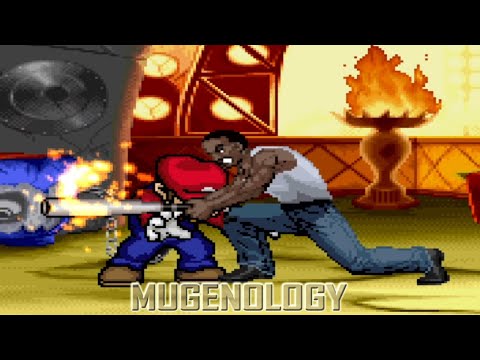 CJ vs Mario - GTA vs Mario Bros. - MUGEN Multiverse