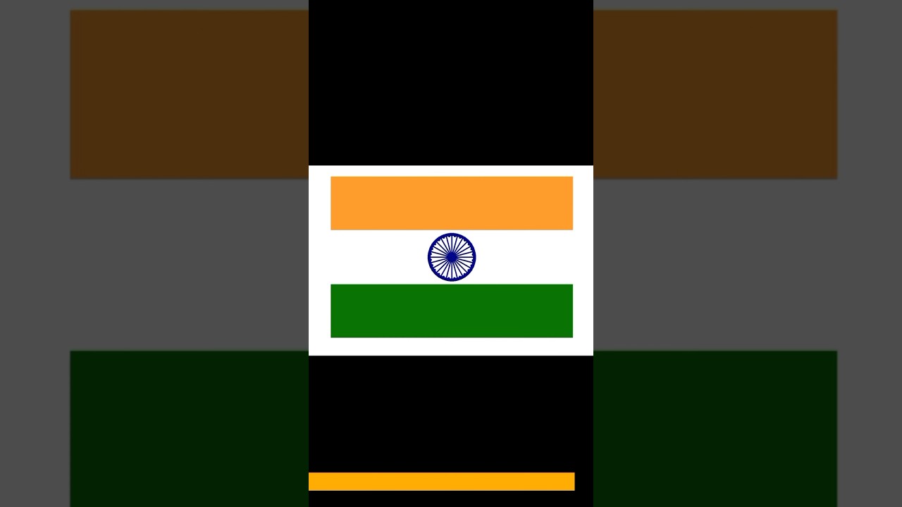 Happy Independence day 🇮🇳 | Indian Flag using python | #shorts #india #pythondrawing