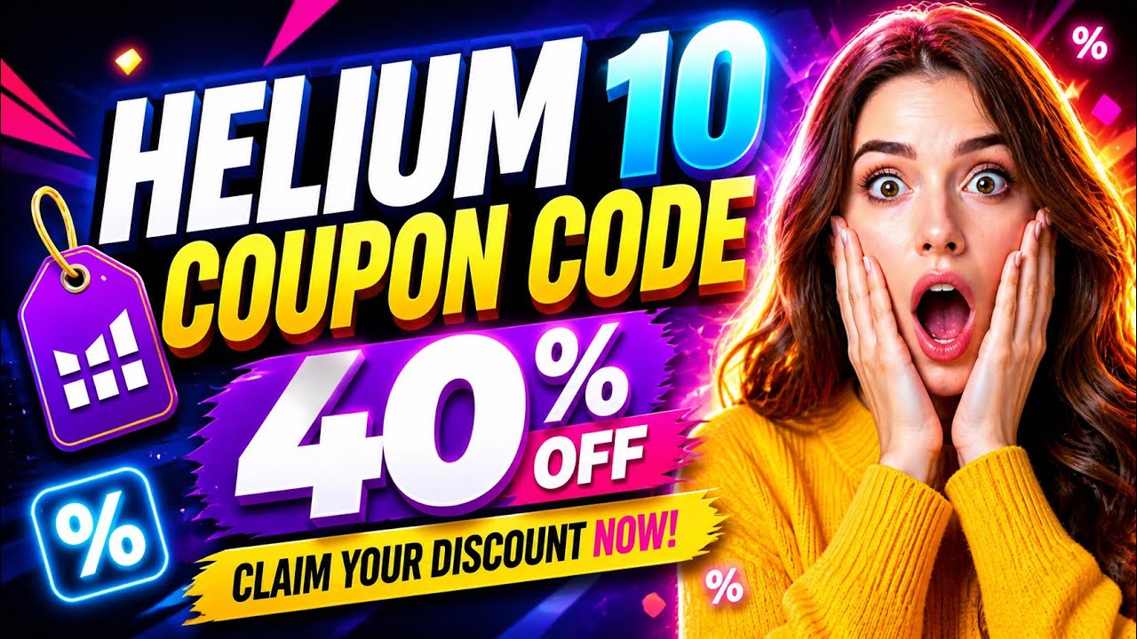 (( 🛑 TODAY COUPON )) Helium 10 Coupon Code 2026 🔥| Best Coupon code for helium 10 | Helium 10