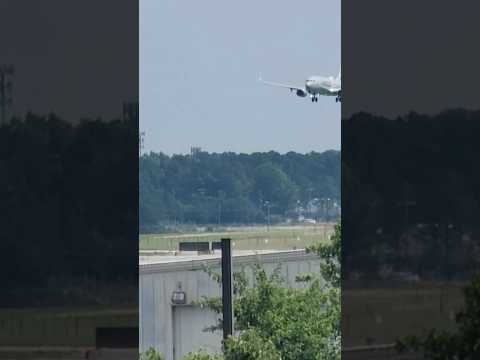 737 landing RDU #usaf #viralvideo #military #rdu