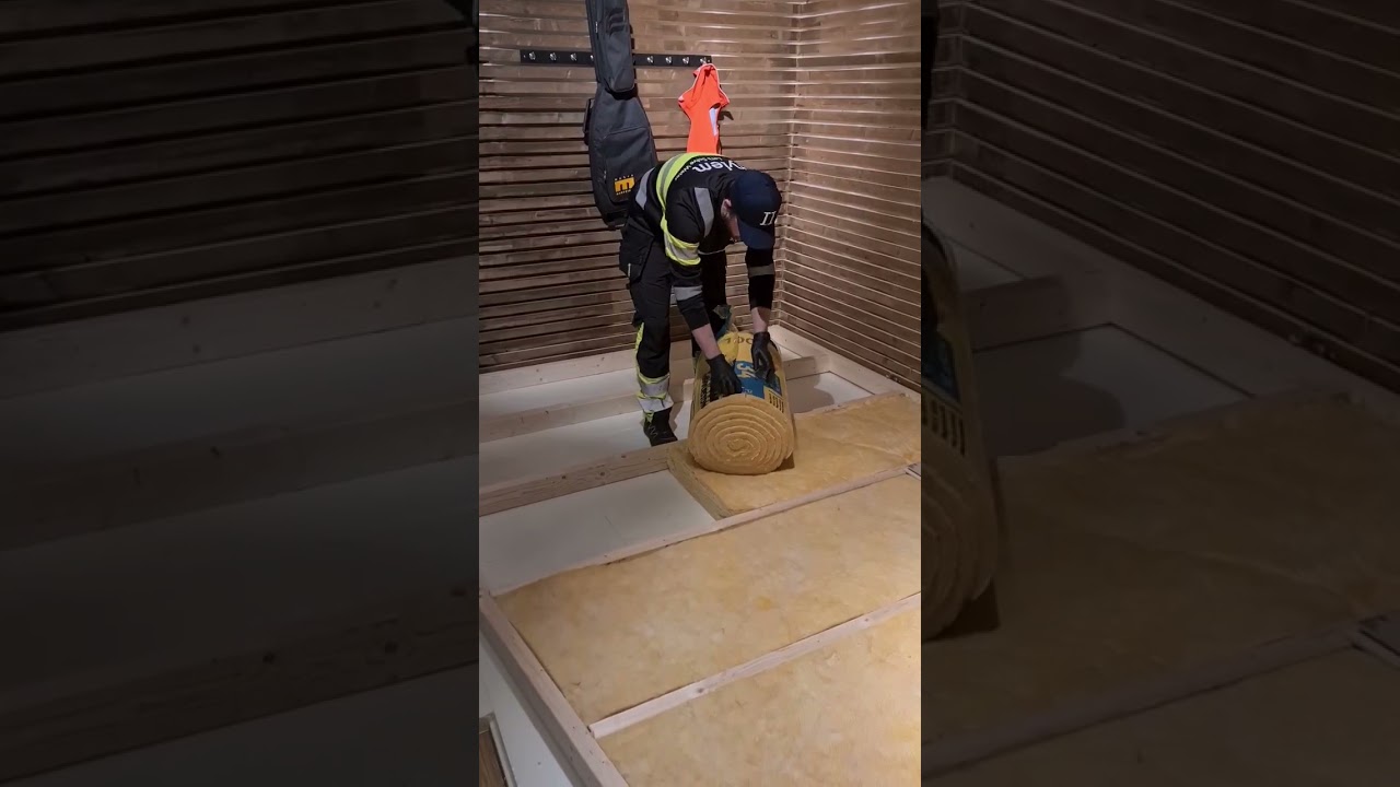 Building a new STUDIO. Step one: Floating floor #shorts #studio #renovation #recording #country