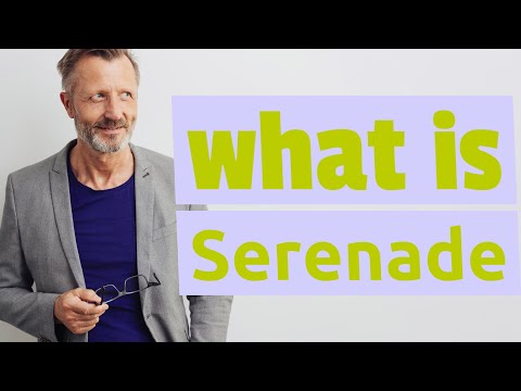 Serenade | Definition of serenade ๐ ๐