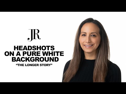Headshots On a Pure White Background | The Longer Story
