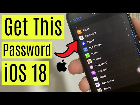 Fix Password icon is Missing on iPhone after iOS 18 Update (Passwords Settings & Saved Passwords)