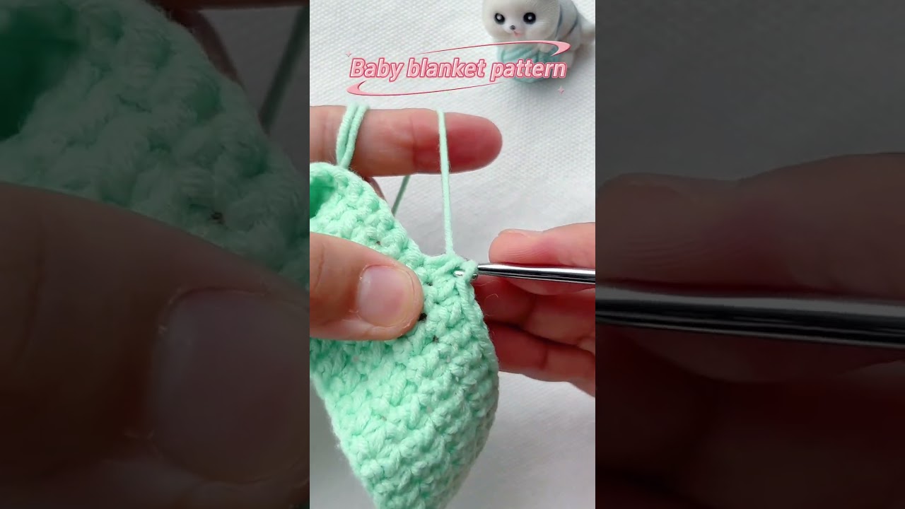 super  easy baby blanket pattern,mast it in 2 minutes#crochet