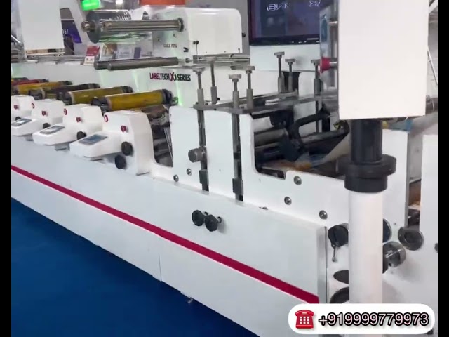 Rotary Label Printing Machine - Multi Color Flexographic Label Printing ...