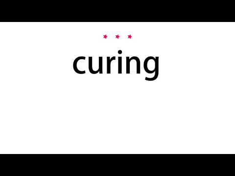 How to pronounce curing - Vocab Today
