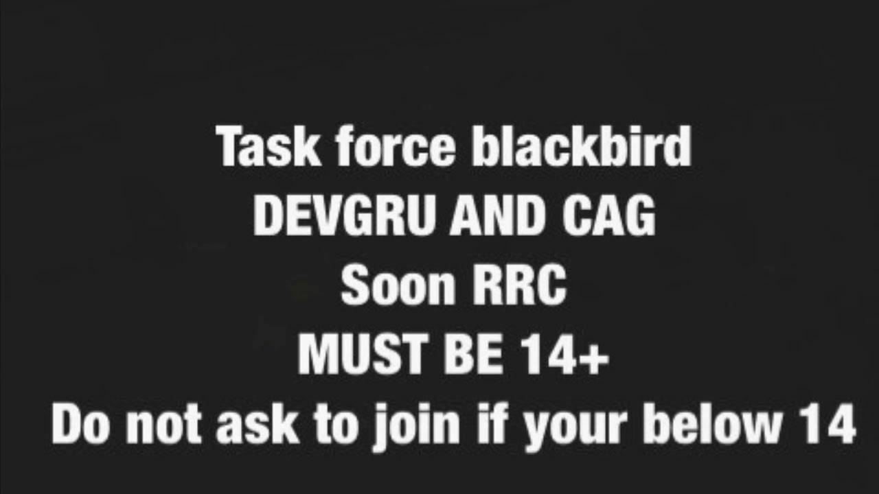 Task force blackbird recruitment video
