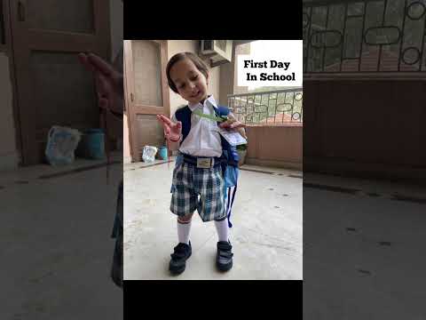 First Day Of School || Now Baby Is In Nursery ||School Uniform