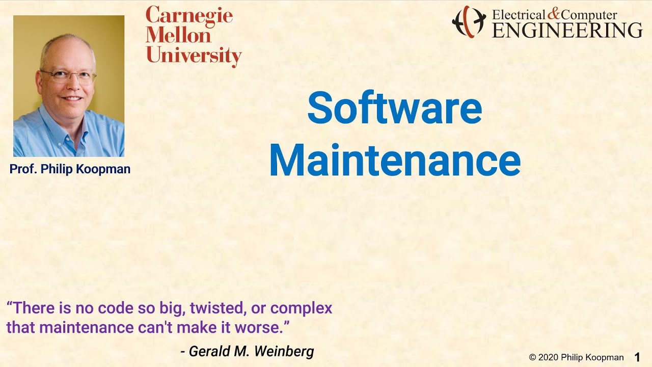 L22 01 Software Maintenance Title