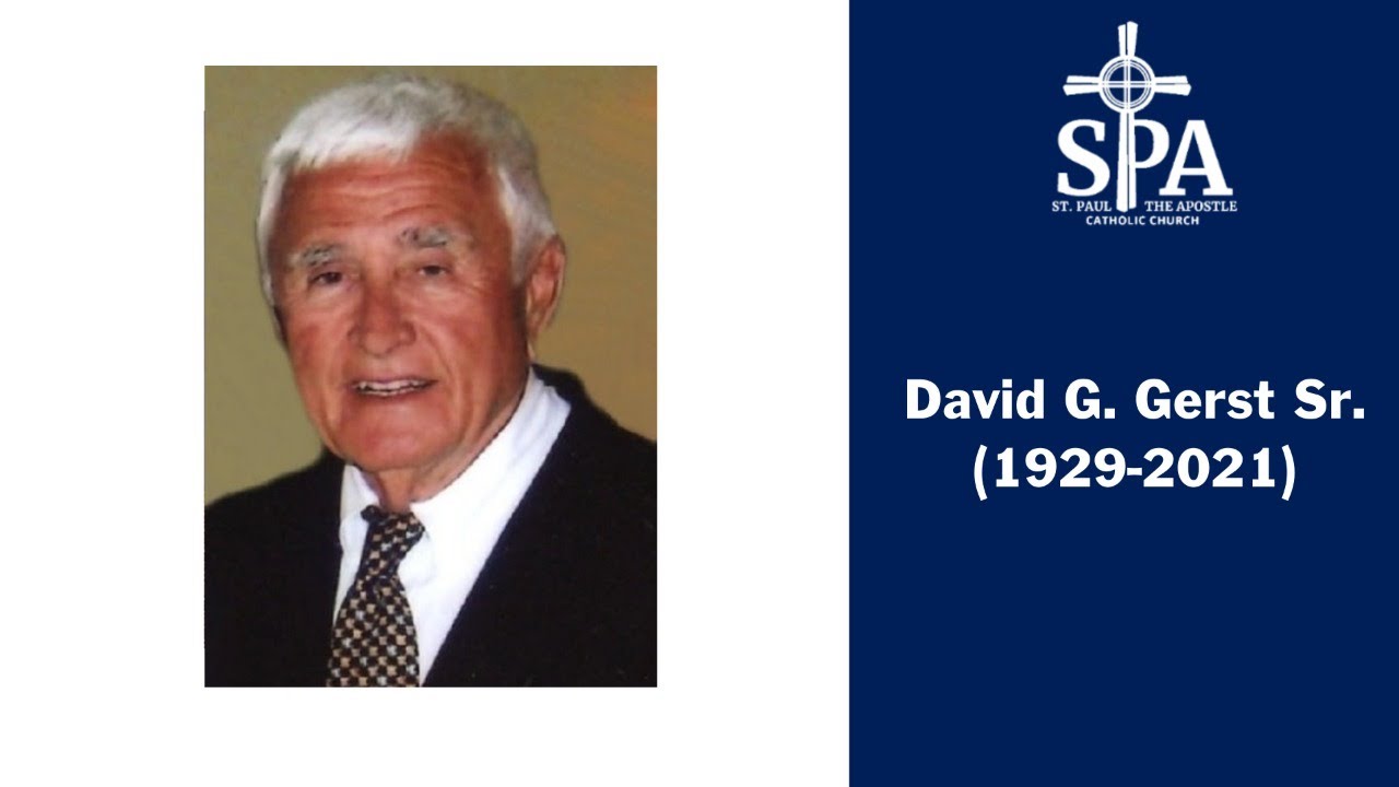 David Gregory Gerst Sr. - Gerst Funeral Homes