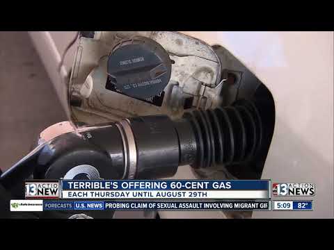 Gas for 60 cents at Terrible Herbst
