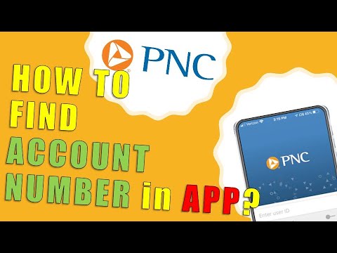 How to find PNC Account Number App?