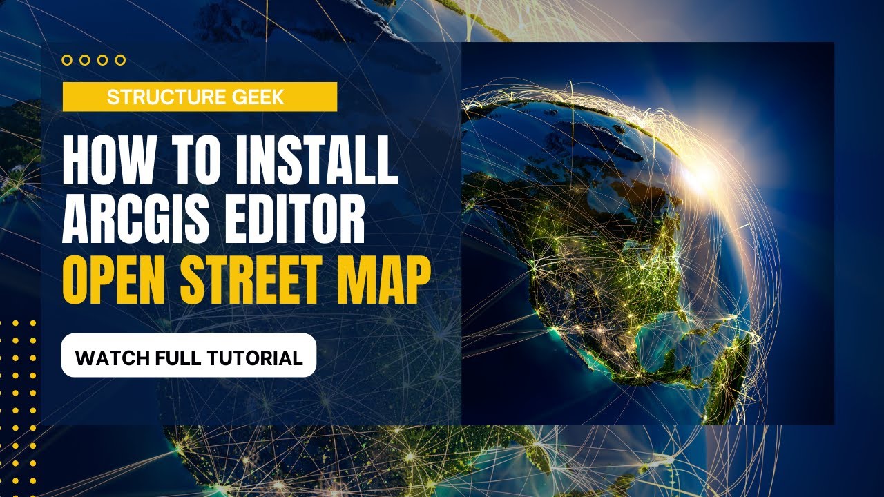 How to Install Arcgis Editor for Open Street Map (OSM)