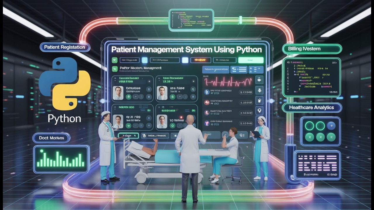 🚀 Patient Management System in Python | Real-World Python Project Tutorial