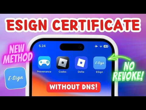 Latest Method Esign : Install IPA Files iPhone/iPad NO PC & DNS