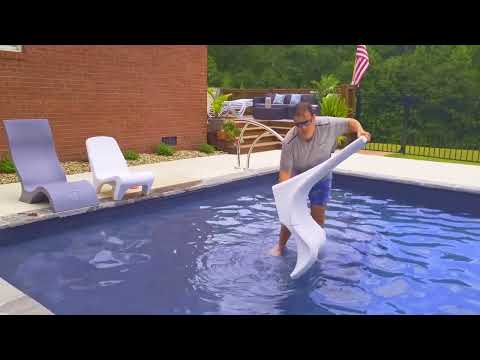 Part 2 of 4:  Fill and Empty 3 In-Pool Chairs for the Sun Shelf (aka. tanning ledge, baja shelf)